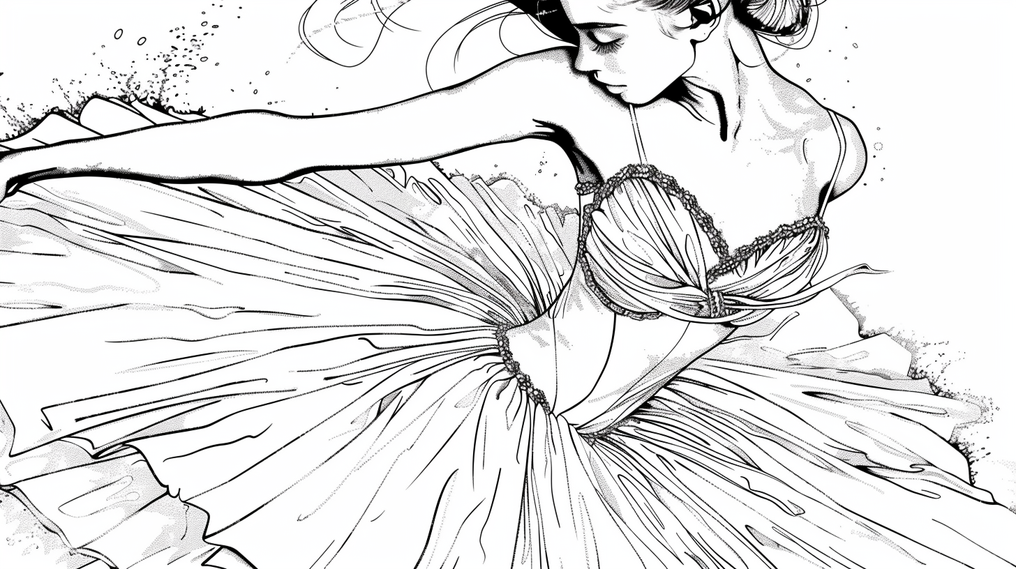 The Graceful Allure of Ballerina Coloring Pages – IMAGELLA