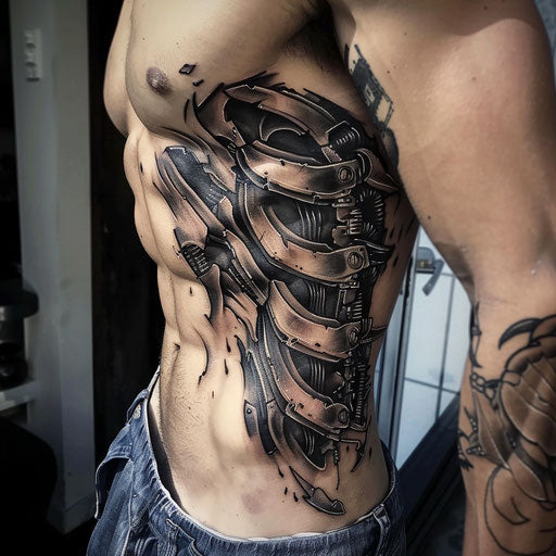 Bionic Tattoos Ribs