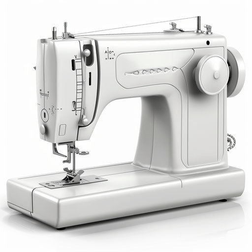 Realistic sewing machine on white background, smooth gradients – IMAGELLA