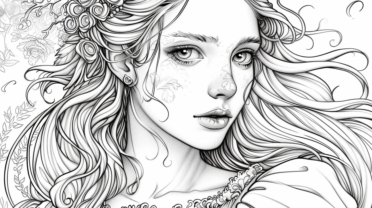 The Enchanting World of Princess Coloring Pages – IMAGELLA