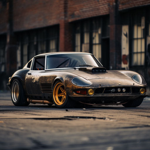 Classic rat rod Ferrari Daytona – IMAGELLA