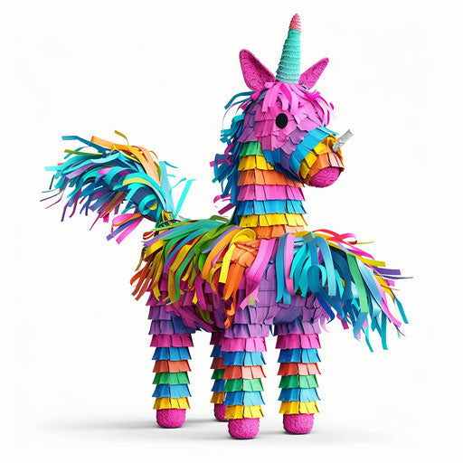 Pinata clipart in photo realistic style on flat white background – IMAGELLA