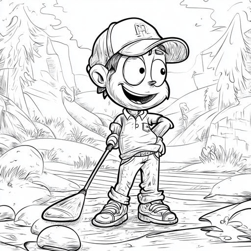 Animated golf game with fun elements – IMAGELLA