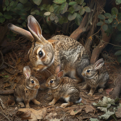 Lesson in independence and survival for rabbit kits – IMAGELLA