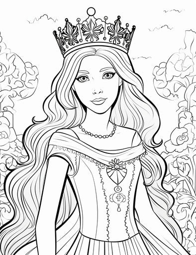 Free Princess, Rose Wylie Style, Simplistic Cartoon – IMAGELLA