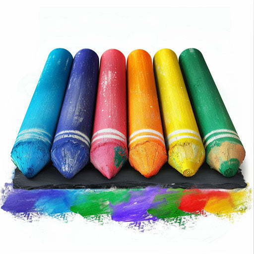 Chalk clipart in photo realistic style on flat white background – IMAGELLA