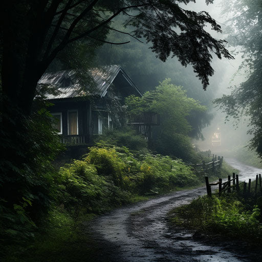 Green cottagecore scenery with dream-like quality – IMAGELLA