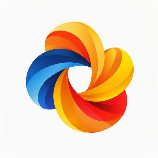 Logos with dynamic shapes and vibrant colors – IMAGELLA