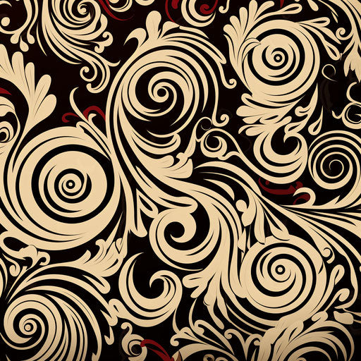 Maori tribal swirl pattern, rounded, iconic, realistic yet stylized ...