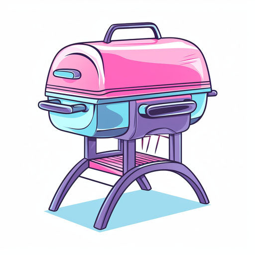 Illustration of grill fence in Pastel Colors Art style, on white ...