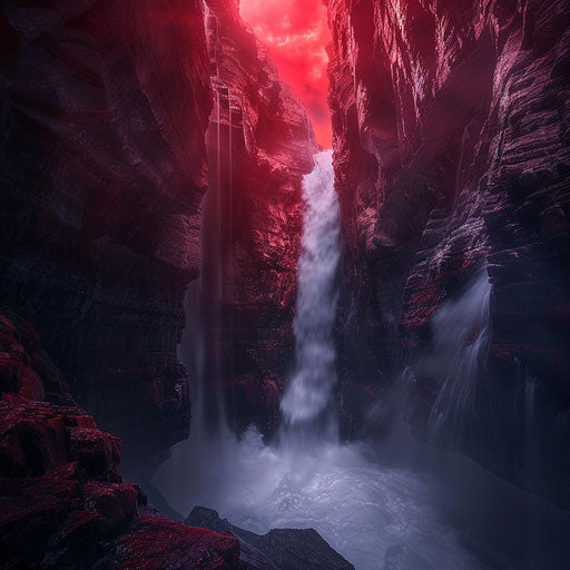 Ruby Falls with moody atmosphere and powerful flow – IMAGELLA