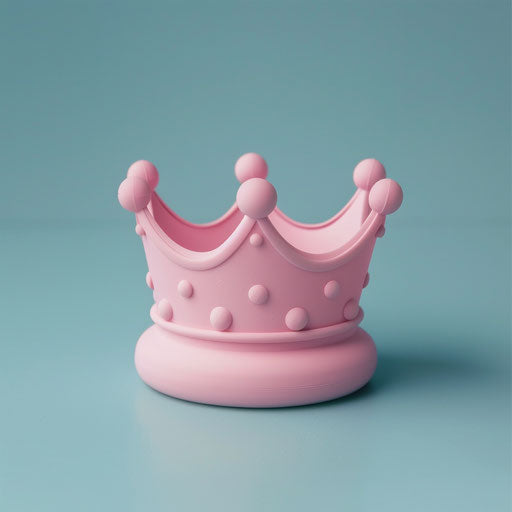 Crown clipart png with random flat background, minimalist design and ...