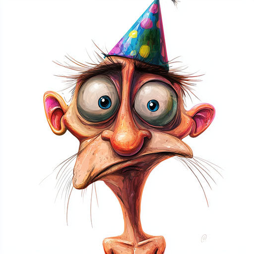 Humorous caricature of a bye clipart with human characteristics – IMAGELLA