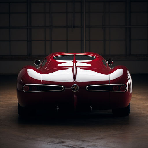 Classic Alfa Romeo 2 Seater Rear View – IMAGELLA