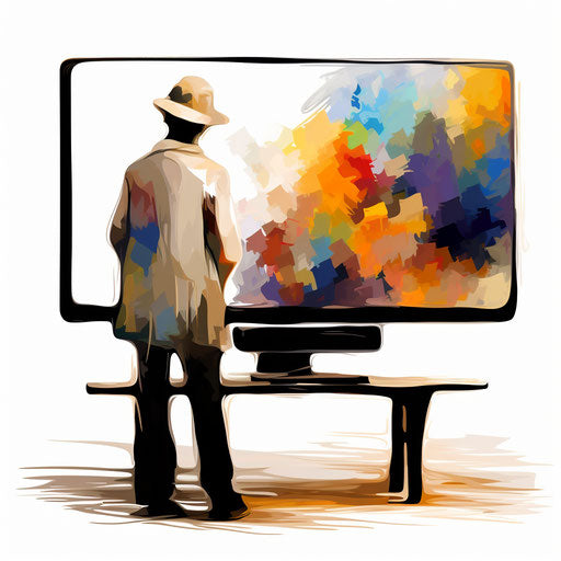 Monitor illustration in the style of Impressionistic Art – IMAGELLA