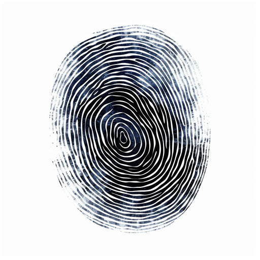 Fingerprint artwork in the style of Oil painting – IMAGELLA