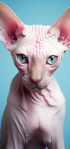 The sphynx assassin, blue eyed. Cut/ripped style, dry wit humor, light ...