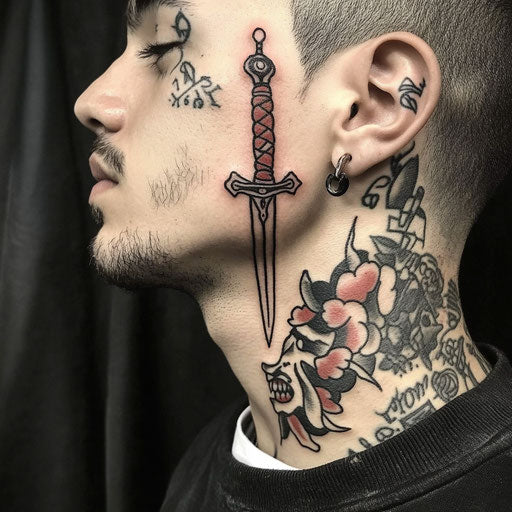 Versatile Face Tattoos For Men Tattoo Sketches – IMAGELLA