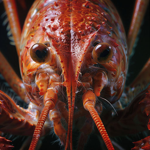 Crayfish in underwater close-up portrait, Tim Flach style – IMAGELLA