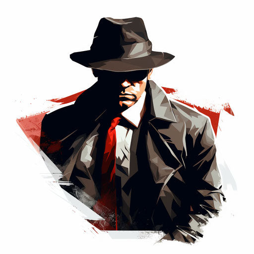 Spy illustration in the style of Chiaroscuro Art – IMAGELLA