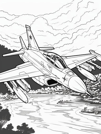 Fighter jet over water, blown-off-roof perspective, navy – IMAGELLA