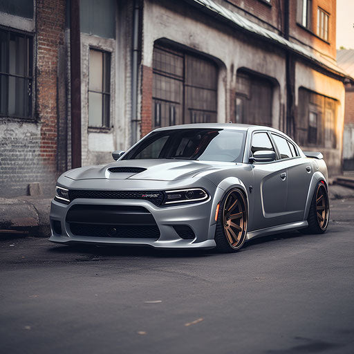 Dodge charger hellcat Silver – IMAGELLA