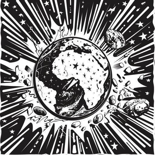 Earth superhero in comic book style – IMAGELLA