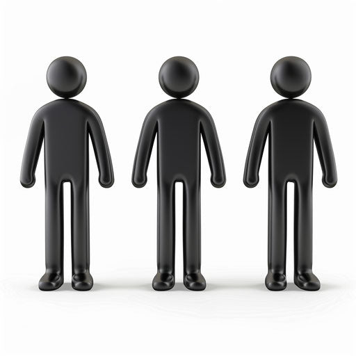 Photo-realistic stick figure clipart on white backdrop – IMAGELLA