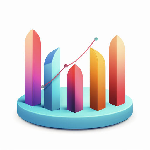 Photo-realistic style graph clipart on flat white background – IMAGELLA