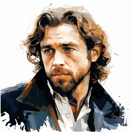 Actor illustration in the style of oil painting – IMAGELLA