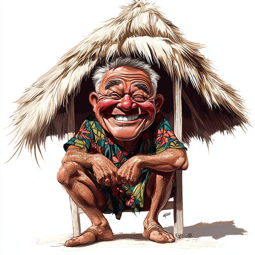 Print-Ready Hut Caricature Clipart in PDF Format – IMAGELLA