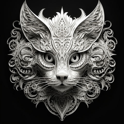 Color with cats, collection of cat coloring in the style of Kirsty ...