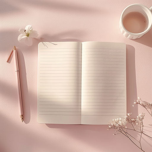 Realistic clipart on dusky rose paper background – IMAGELLA