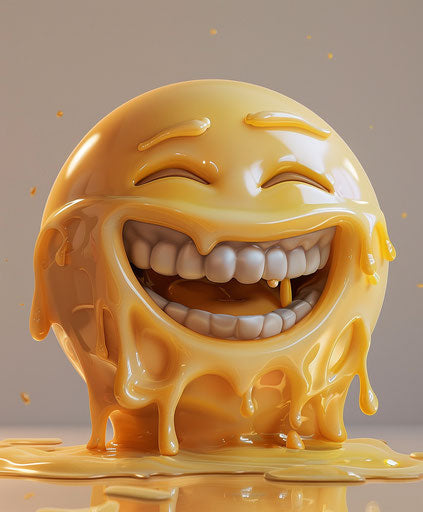 Realistic sculpture of laughing in soggy style – IMAGELLA