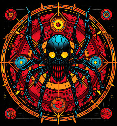 Occult spider web, pop art ugly cybermysticsteampunk – IMAGELLA