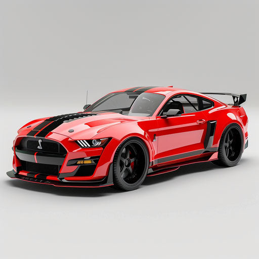 A Ford Mustang GT Shelby Classic with a bold, angular design and carbon ...