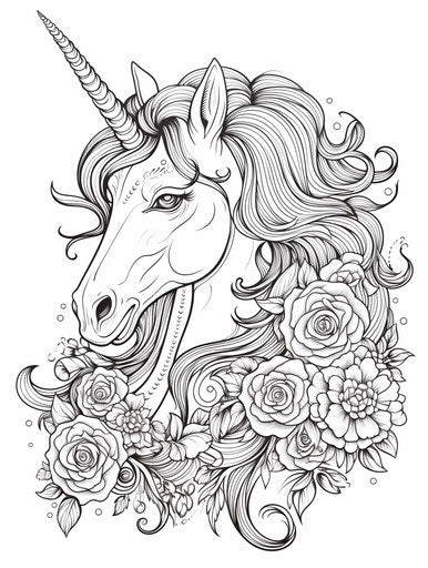 Unicorn images for coloring | Coloring pages, sparklecore style ...