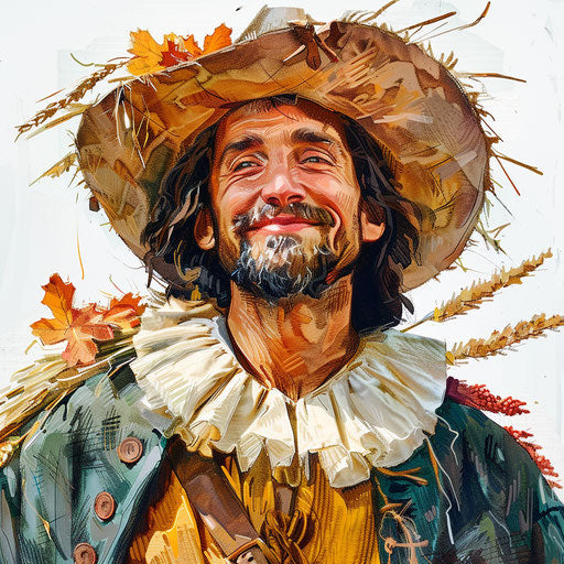 Realistic pilgrim illustration on white background, vibrant colors ...