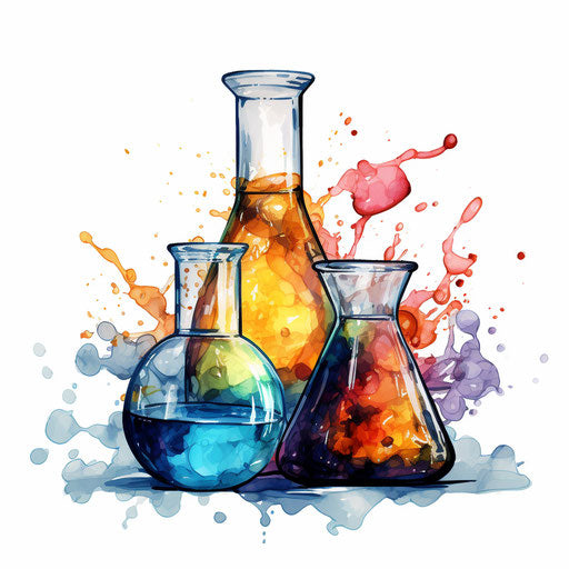 Chemistry art in the style of oil painting – IMAGELLA
