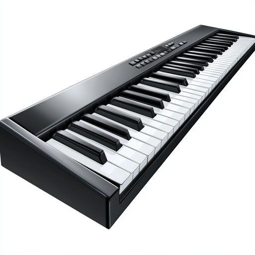 Realistic musical keyboard, high resolution, isolated – IMAGELLA