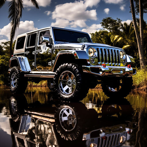 Classic chrome Jeep Wrangler – IMAGELLA