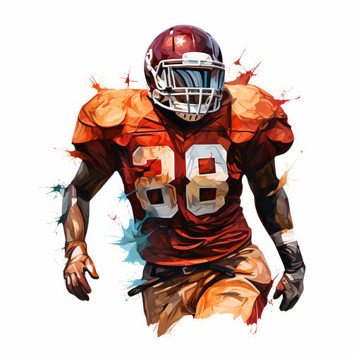 Football jersey in oil painting style – IMAGELLA