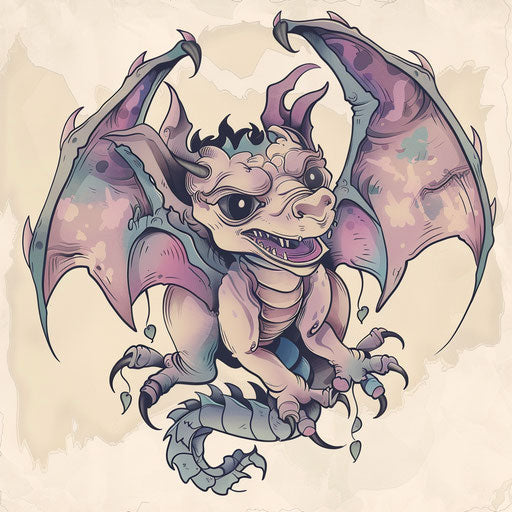 Grotesque tattoo sketch with fantasy elements – IMAGELLA