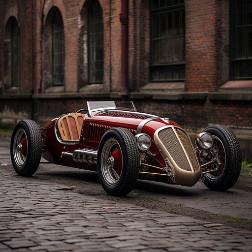 Classic two-seater car alfa romeo Hot Rod – IMAGELLA