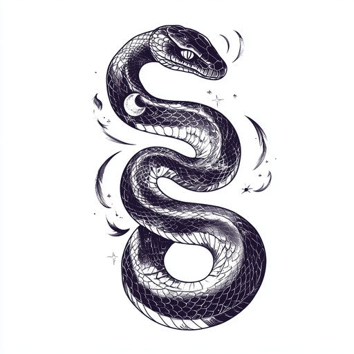 Bright Snake Back Tattoo Tattoo Sketches – IMAGELLA