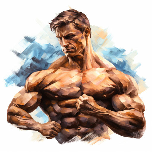 Muscle illustration in the style of oil painting – IMAGELLA