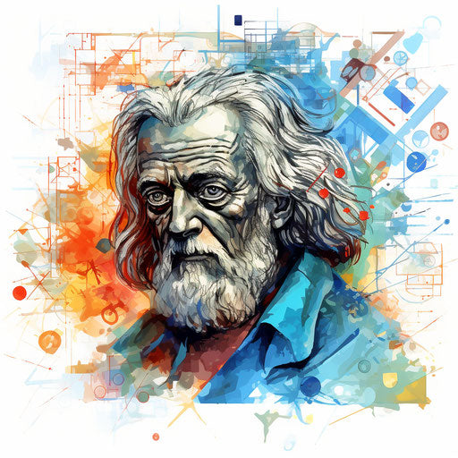 Math clipart in Oil painting style, on white background – IMAGELLA