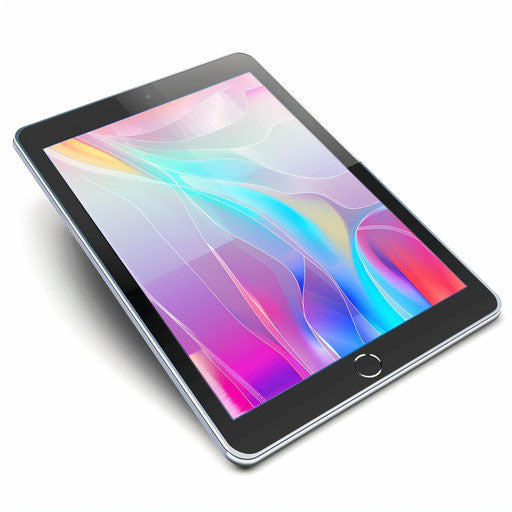 Tablet illustration in photo realistic style with dynamic lighting and ...