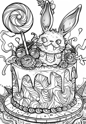 Discover Unique Food Coloring Pages - Premium Selection – IMAGELLA