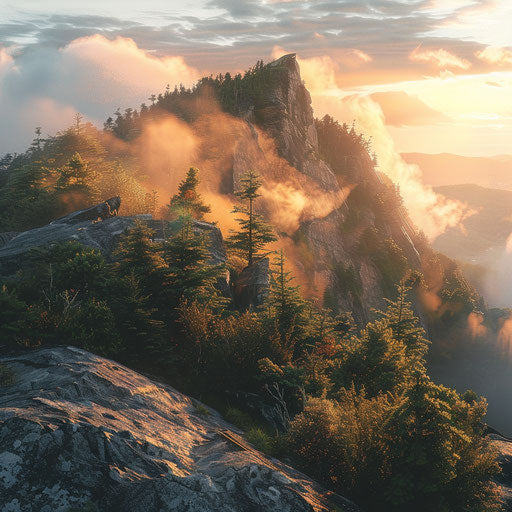 Grandfather Mountain, octane rendering, beautiful sunset – IMAGELLA